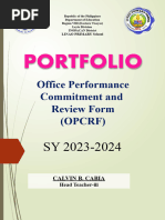 Opcrf Portfolio | PDF | Teachers | Mentorship