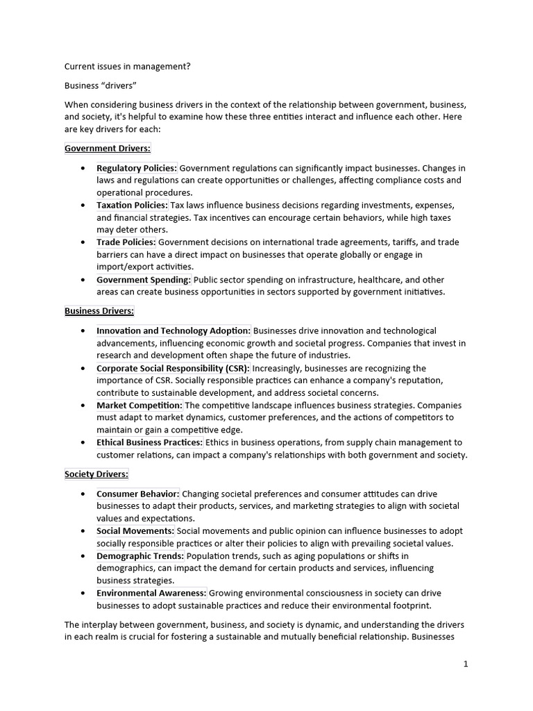 Current Issues in Management | PDF | Corporate Social Responsibility | Activism