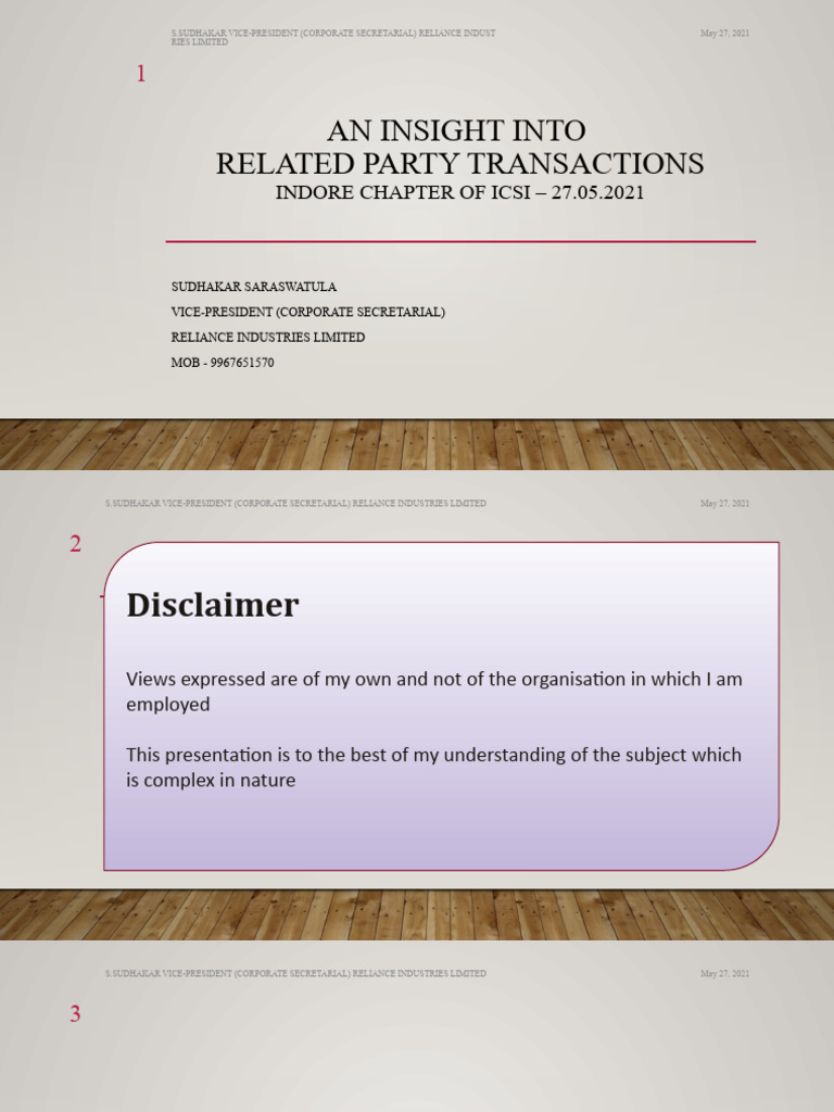 RPT - Indore Chapter of Icsi PPTX | PDF