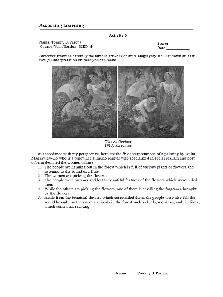 Activity 6 and 7 Art App | PDF