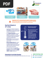 Cold Food Storage Guidelines Chart | PDF | Food Storage | Refrigerator
