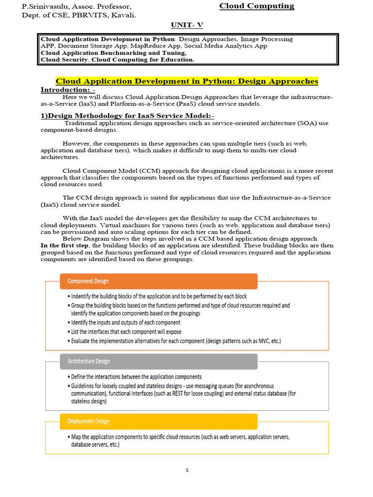 CC Unit-5.1 | PDF | Cloud Computing | Map Reduce