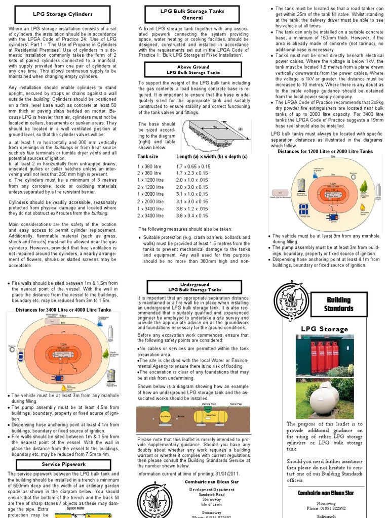 Guidelines for the Safe Installation and Siting of LPG Storage ...