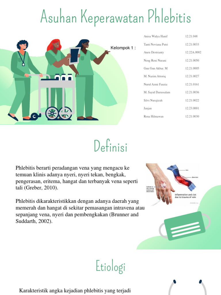Askep Phlebitis Kel.1 | PDF