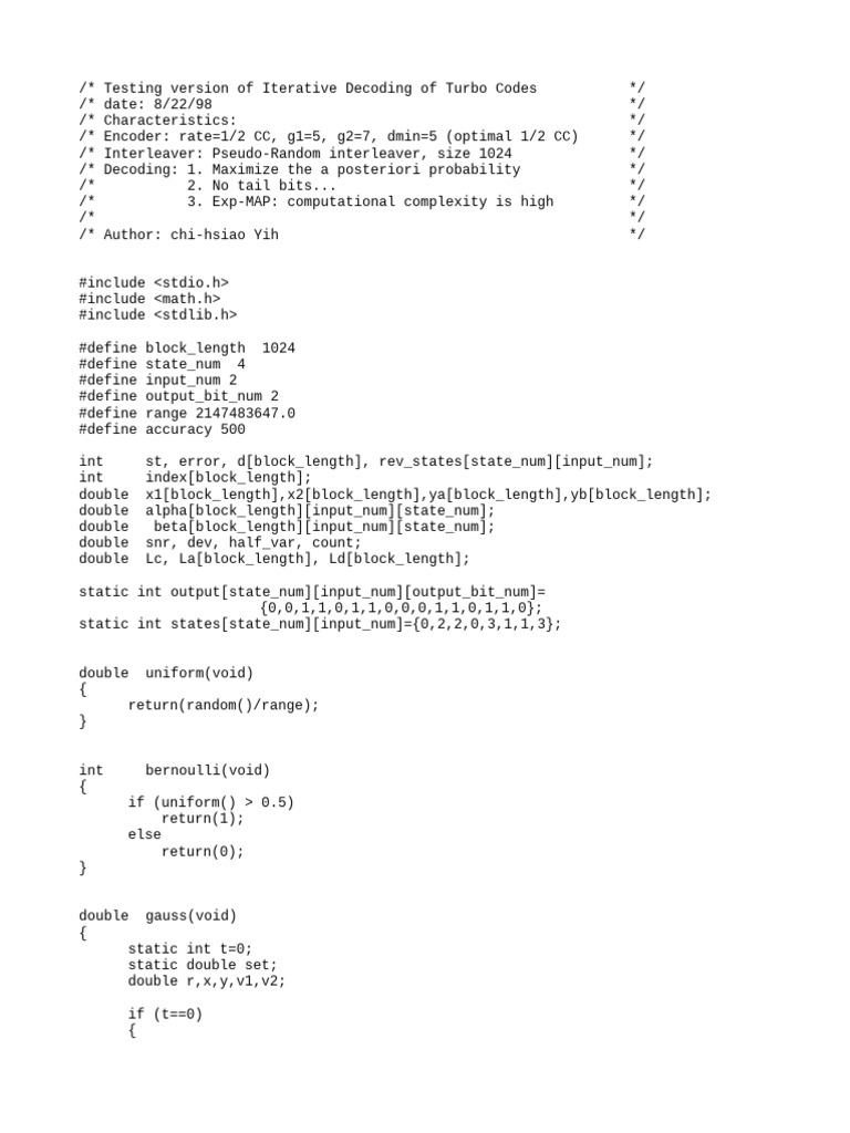 Turbo | PDF | Discrete Mathematics | Applied Mathematics