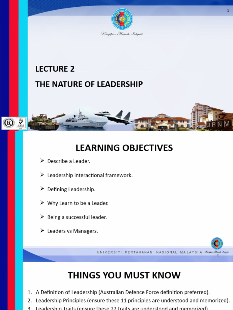 Lecture 2 The Nature of Leadership | PDF