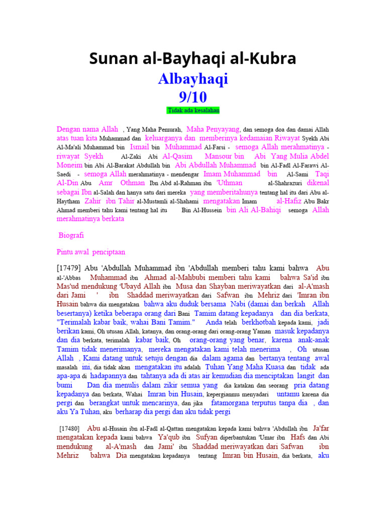 Sunan Al Hakim | PDF