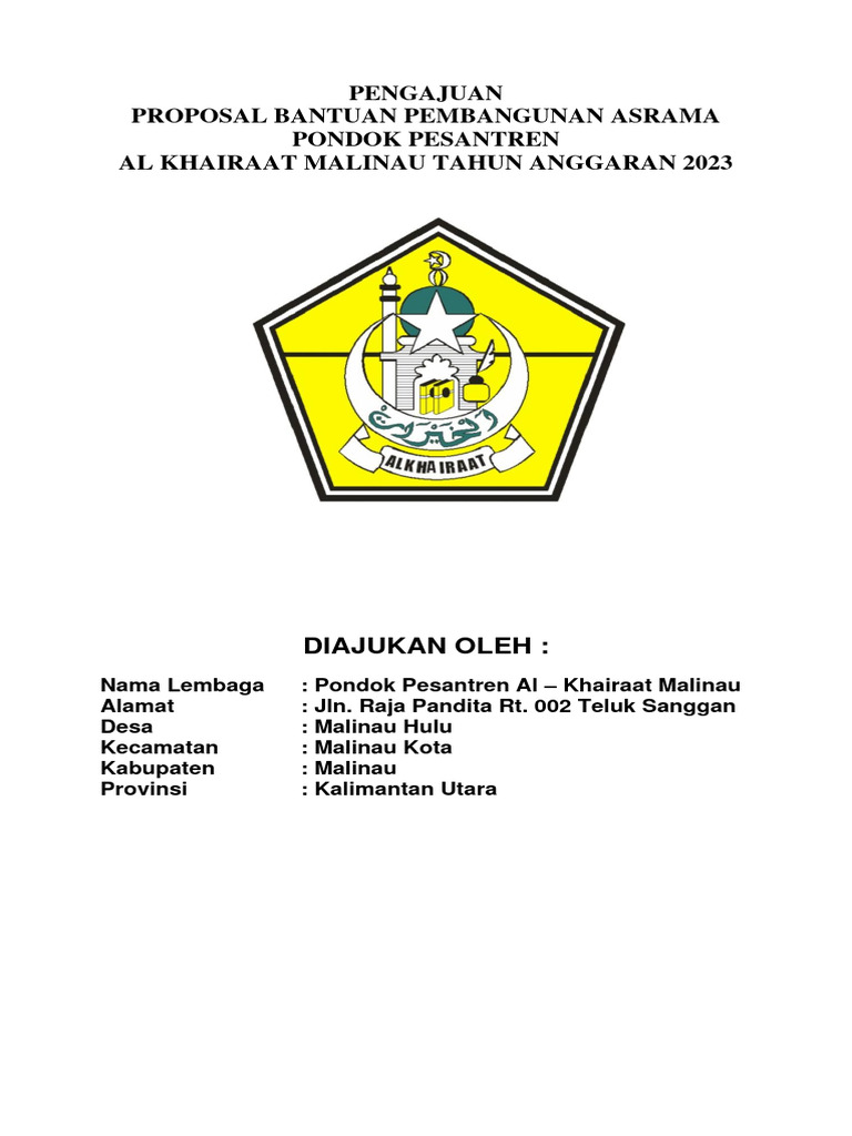 Proposal Pembangunan Asrama Simba 2023 | PDF | Bisnis