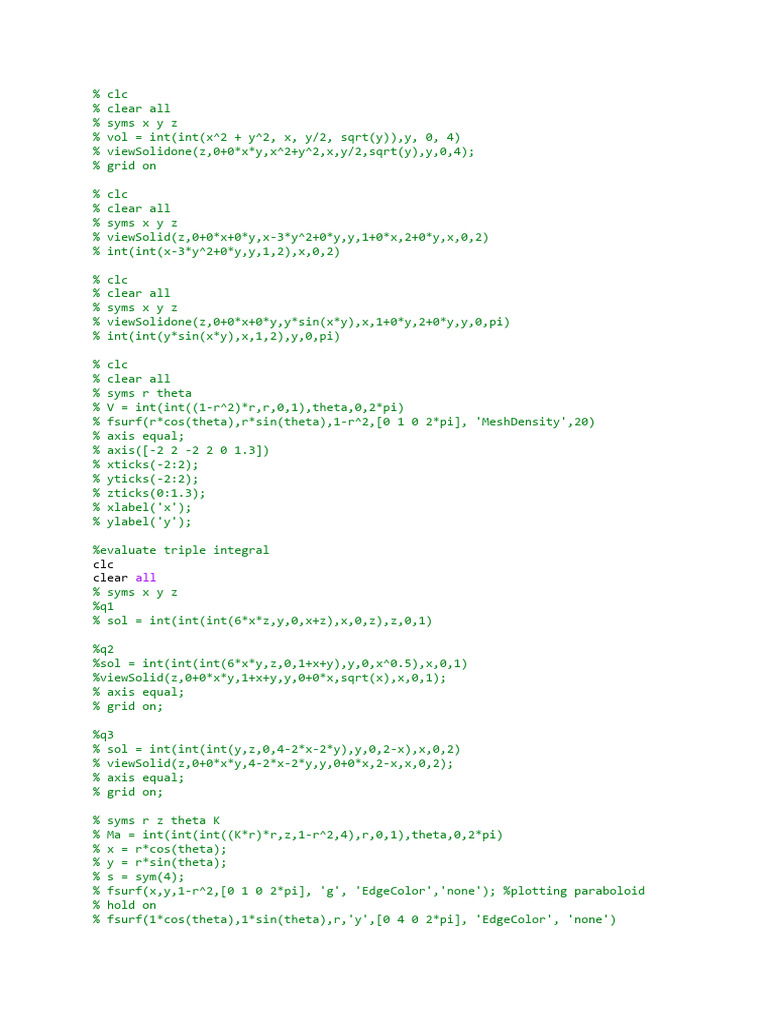 Matlab Assessment Test - 2 | PDF