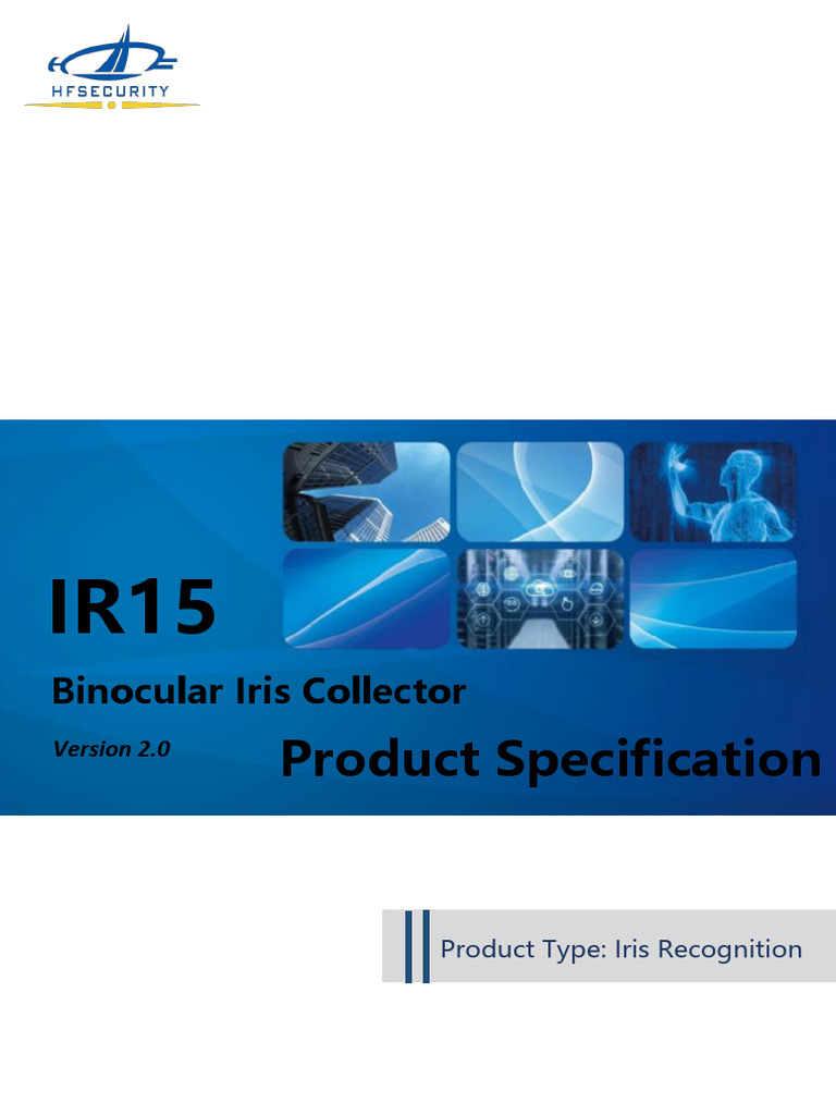 HF IR15 IRIS Reader HFSecurity Linda | PDF | Usb | Computing