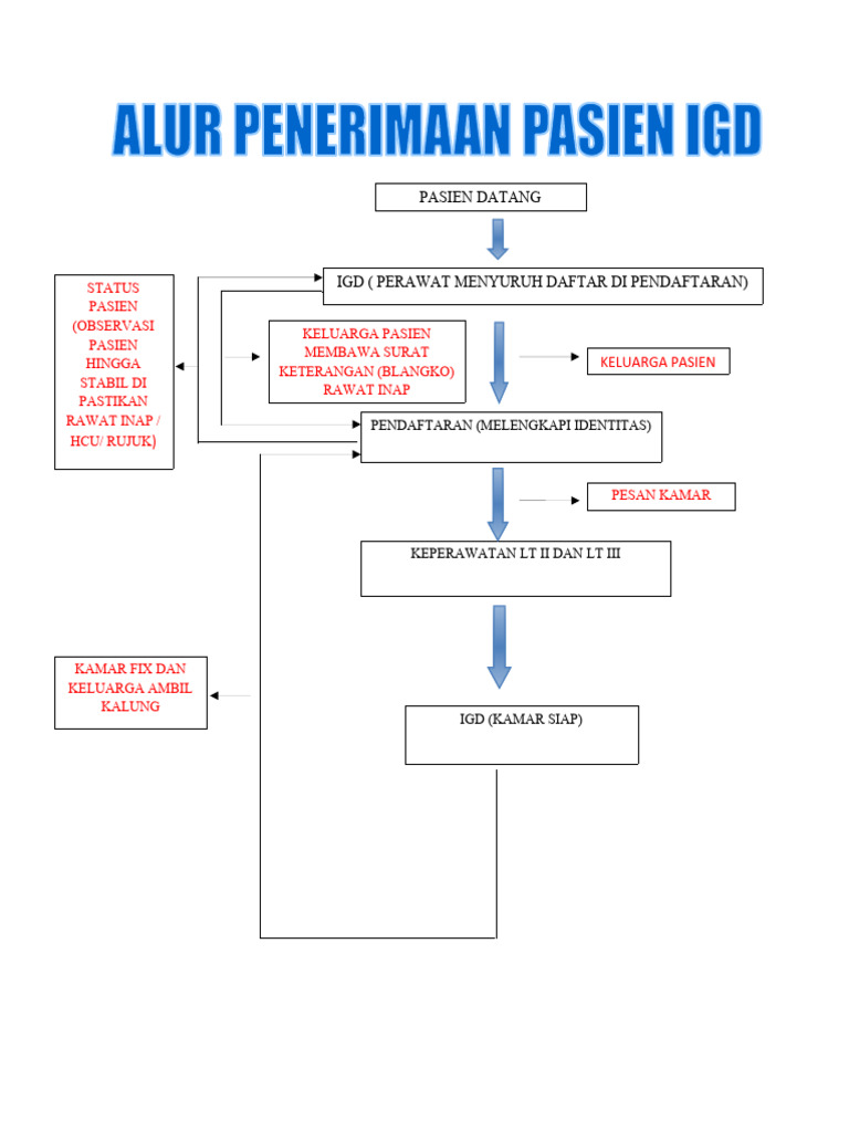 Alur Penerimaan Pasien Igd | PDF