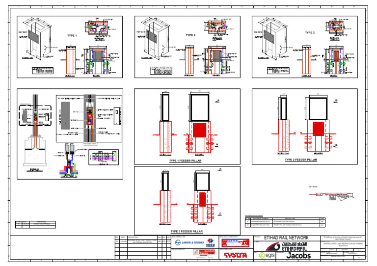 D0203-Fst-Erz-Ds-71519-Sheet 2 Feeder Pillar and Terminal Box Layout | PDF