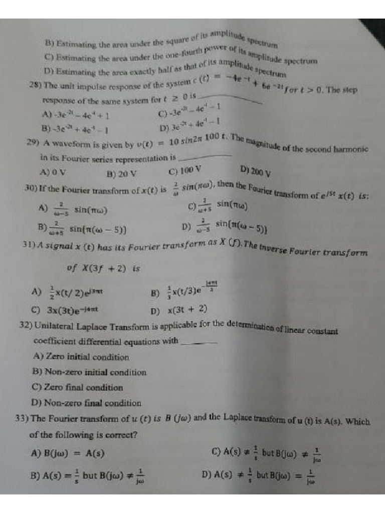 Ambo Model Exam 40350 | PDF