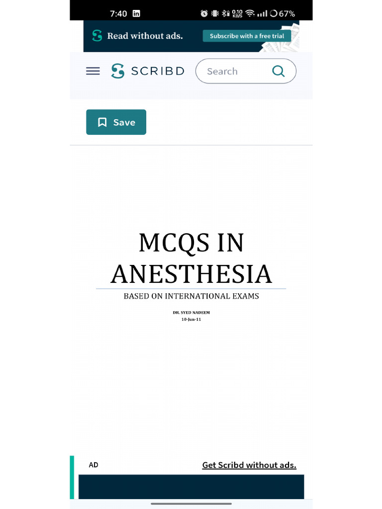 Anesthesia Technician Bast Book | PDF