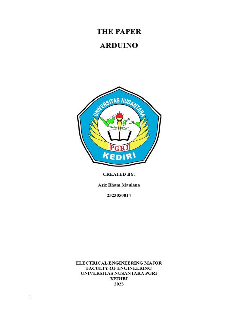 The Paper Arduino | PDF The Paper Arduino | PDF