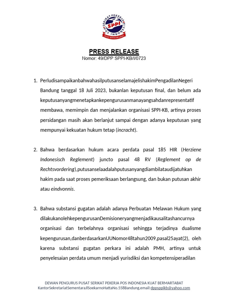 49 - Press Release | PDF