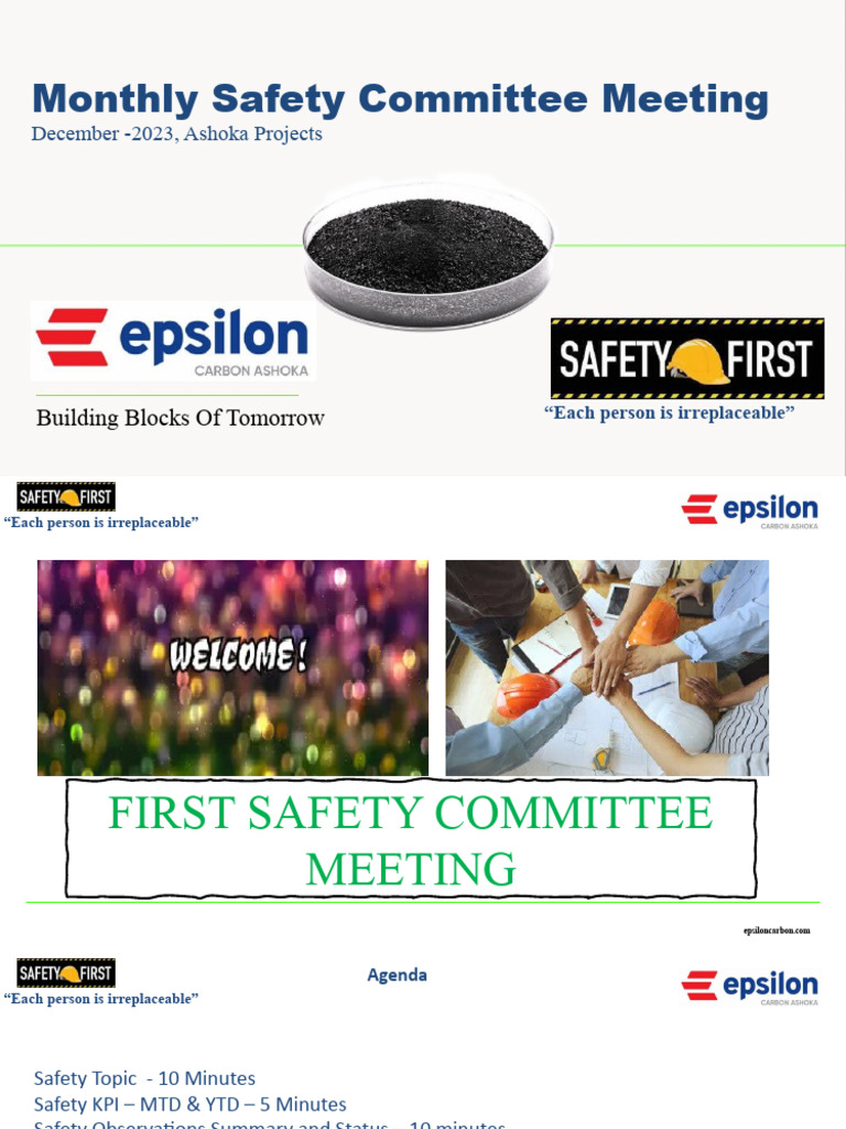Safety Committee Meeting Dec 2023 | PDF