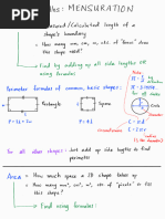 Geometry Cheat Sheet 3d Shape Formulas | PDF | Area | Volume
