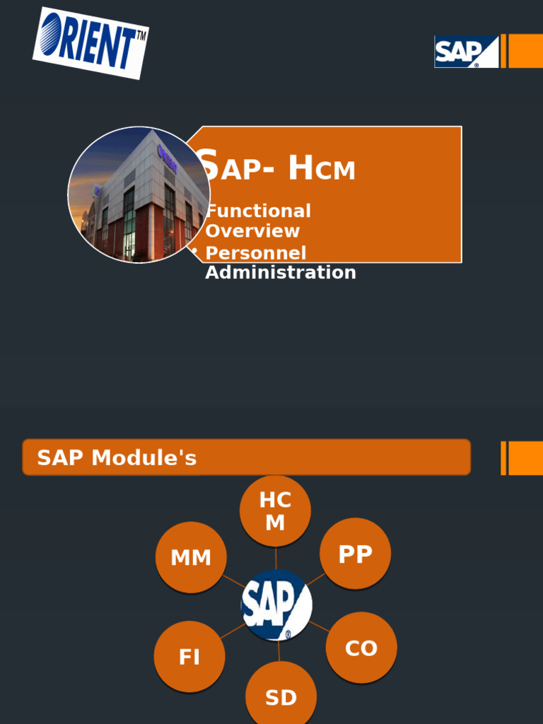 SAP HCM Intro | Download Free PDF | Payroll | Human Resource Management