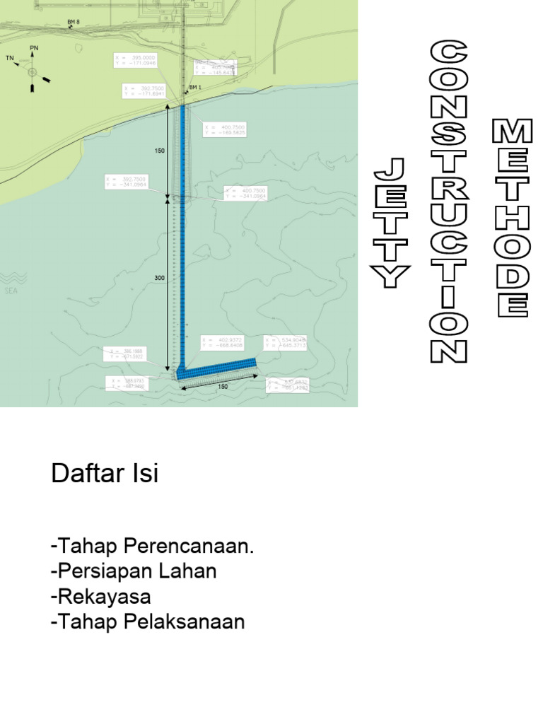 TAHAPAN KONSTRUKSI JETTY | PDF