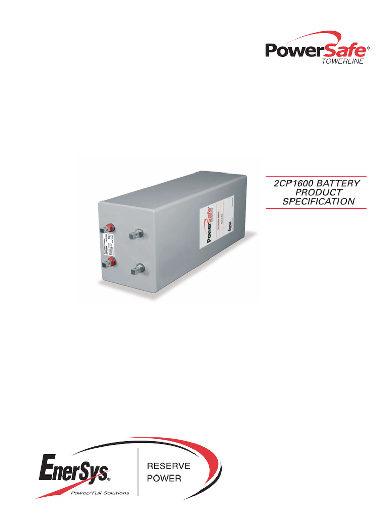 2CP1600 Enersys | PDF