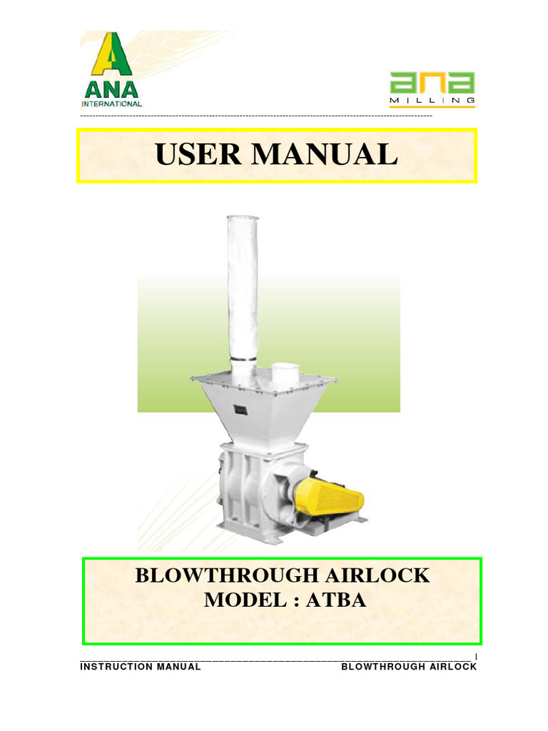 Blowthrough Airlock | PDF