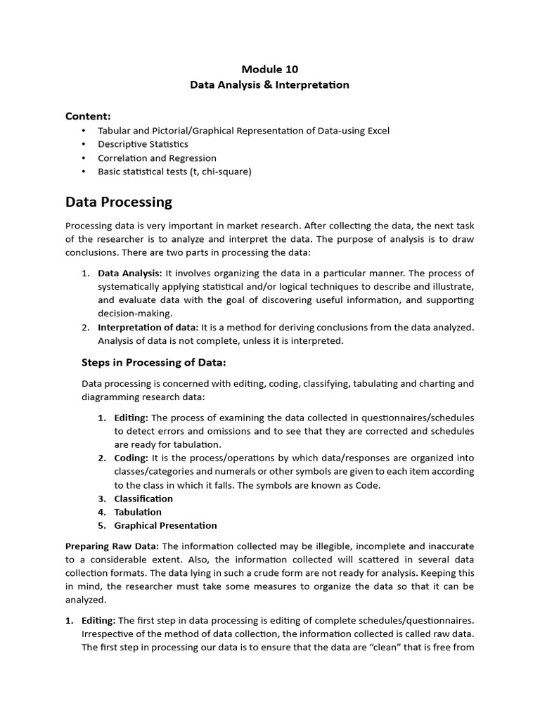 BBA BRM Module 10final | PDF | Hypothesis | Statistics
