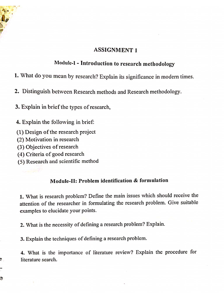 Research Methodology | PDF