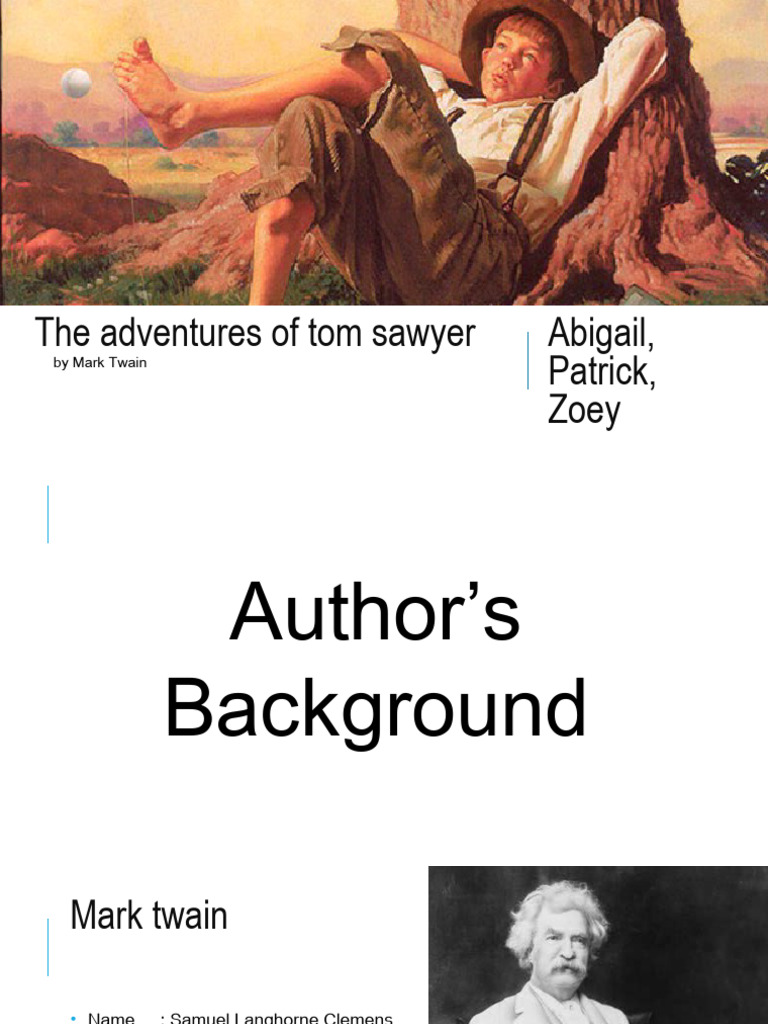 The Adventures of Tom Sawyer | PDF