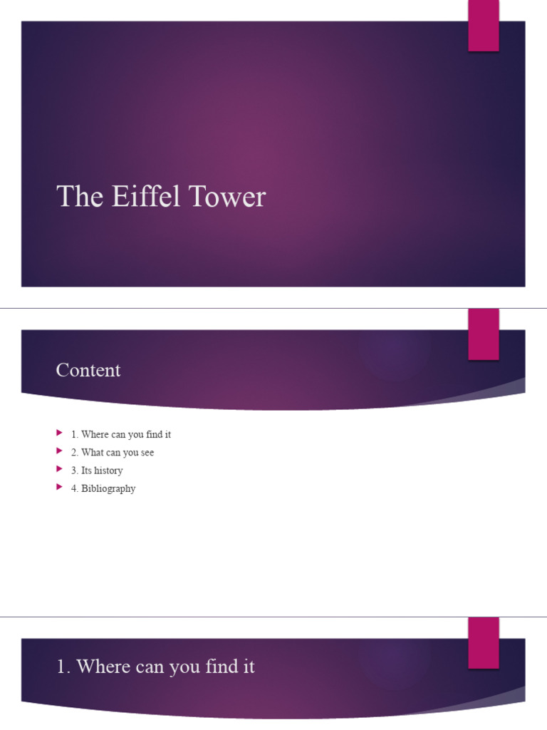 The Eiffel Tower | PDF