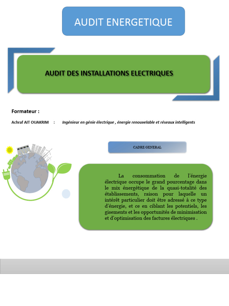 Etude Des Installations Électriques - Modifié | PDF