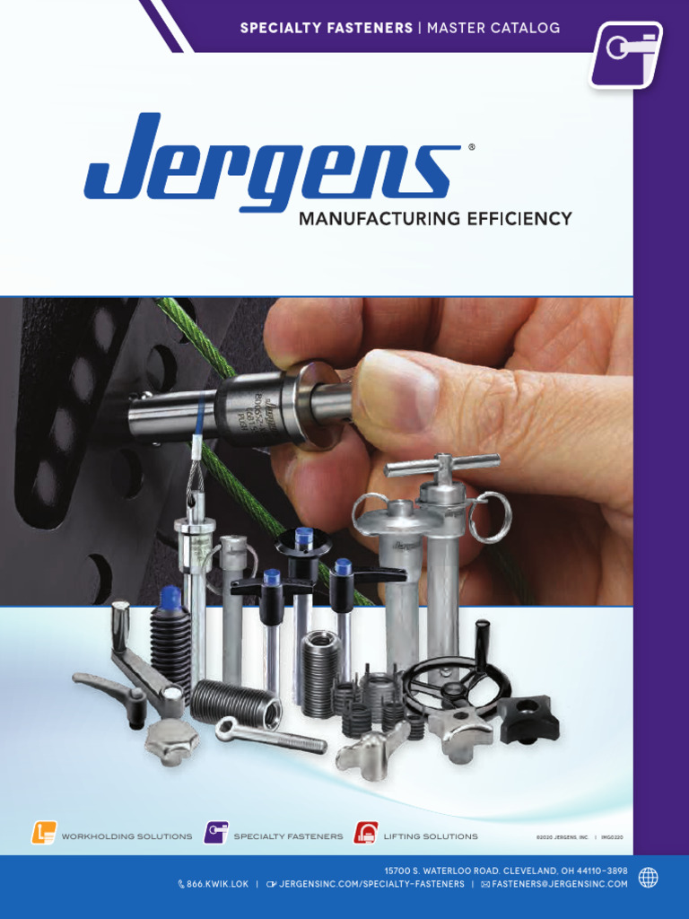 Jergens SFG Master Catalog Web | PDF | Barcode | Steel