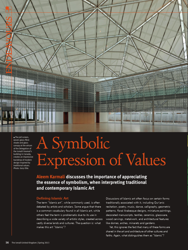 Islamic Art: A Symbolic Expression of Values | PDF