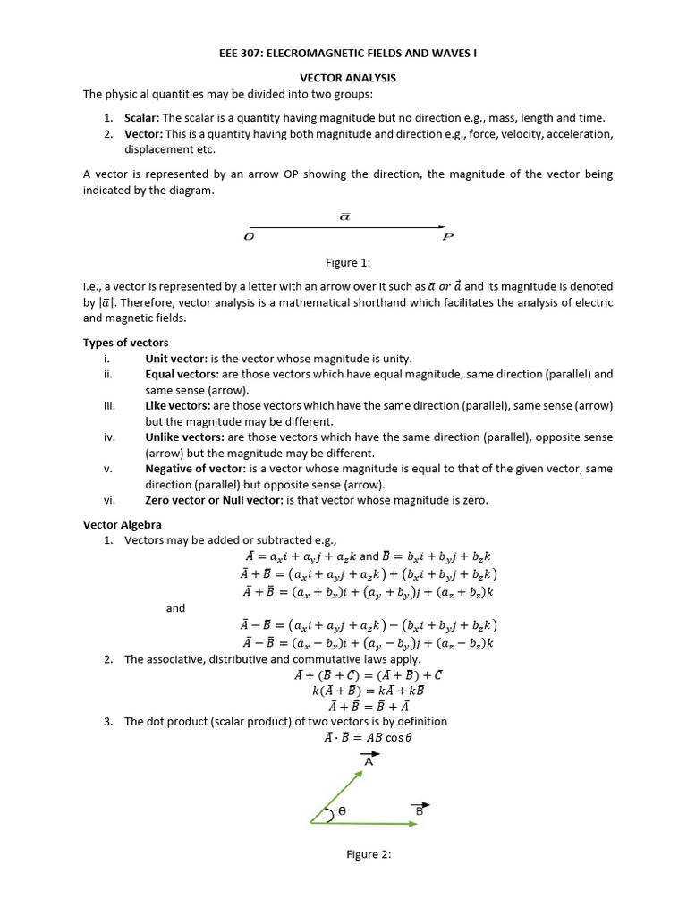 Electromagnetic Fields Basics | PDF | Euclidean Vector | Gradient