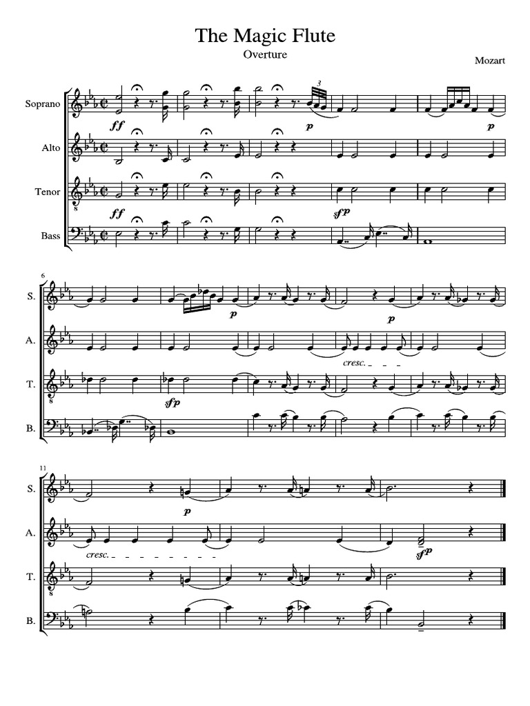 The Magic Flute-Overture | PDF
