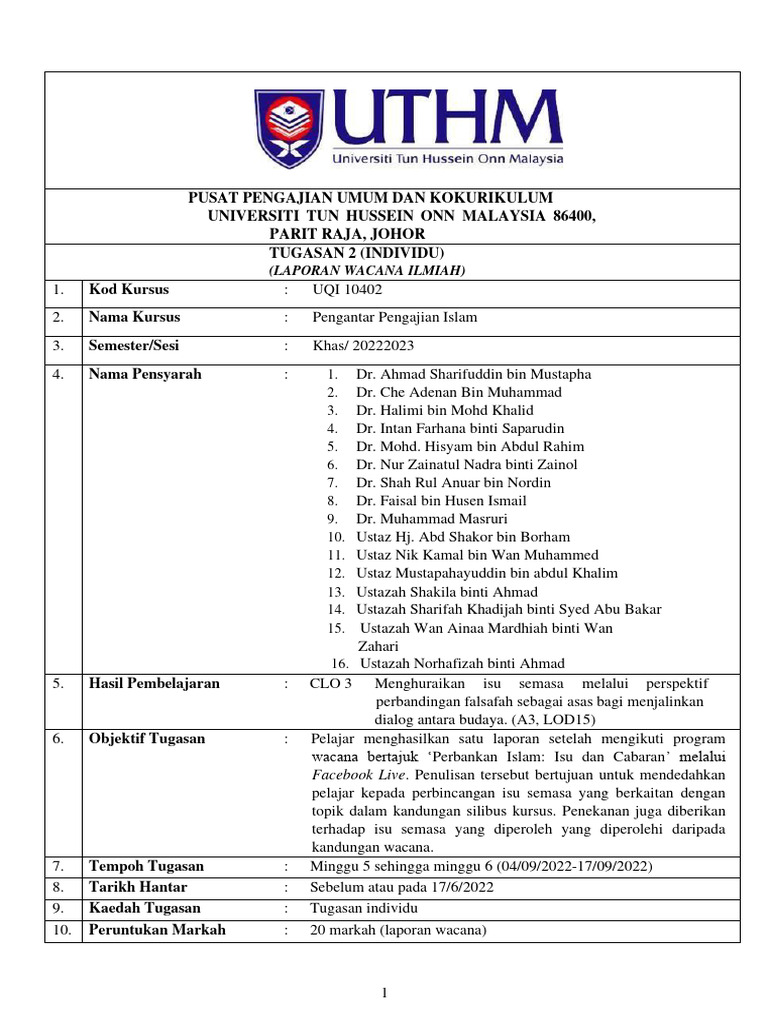 Arahantugasanindividuppi 2223 | PDF