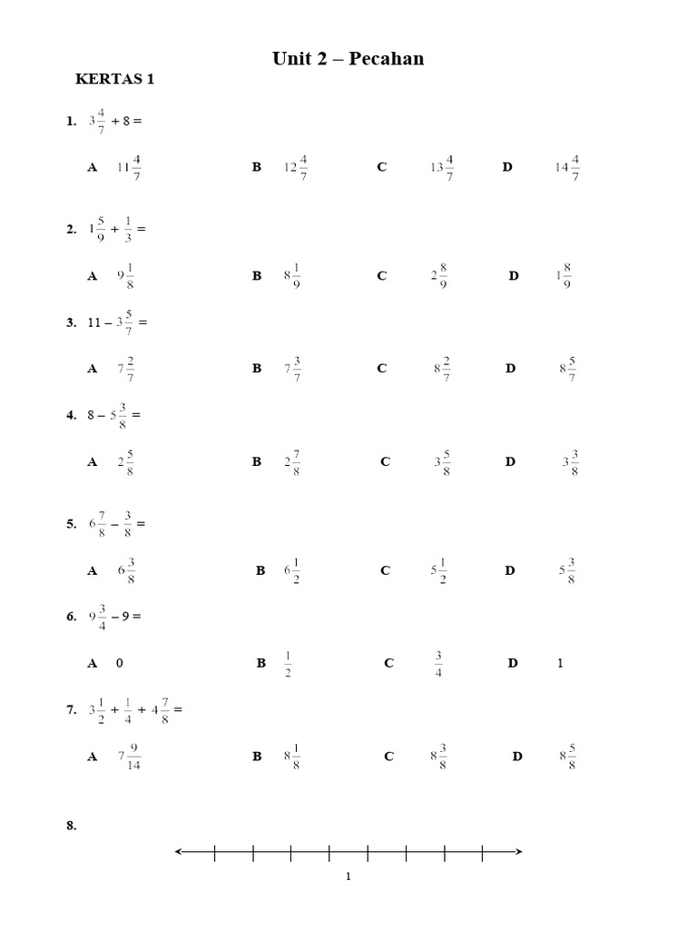 Unit2 Pecahan | PDF