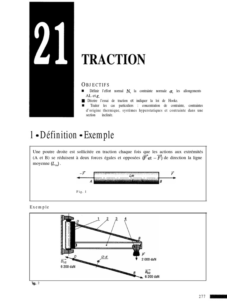 1 TRACTION COMPRESSION Guide de Mecanique - Sciences Et Technologies ...