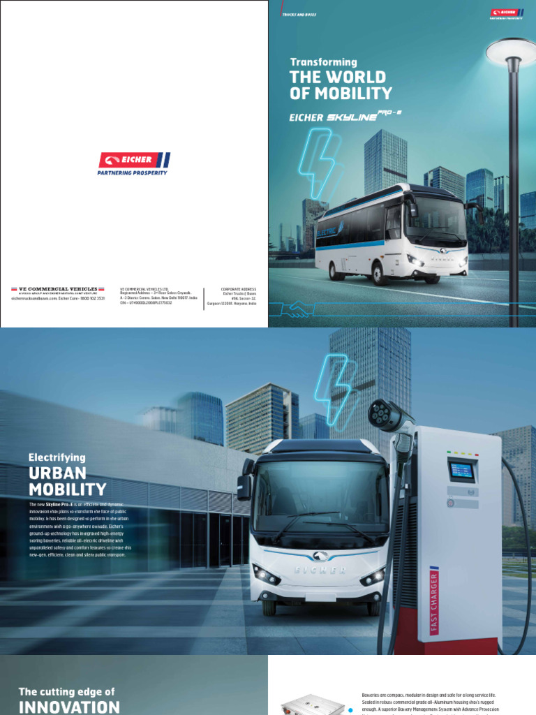 Skyline Pro E 9m Pdf Electric Vehicle Bus