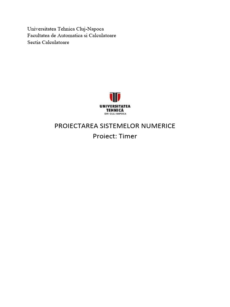 Timer Project Pdf