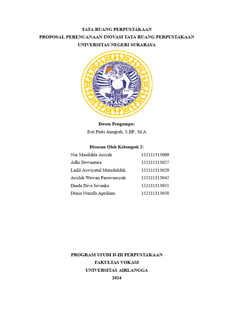 Kelompok 2 - Uas Tata Ruang Perpustakaan | PDF