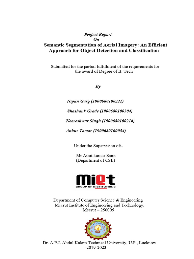 Final Project Report | PDF