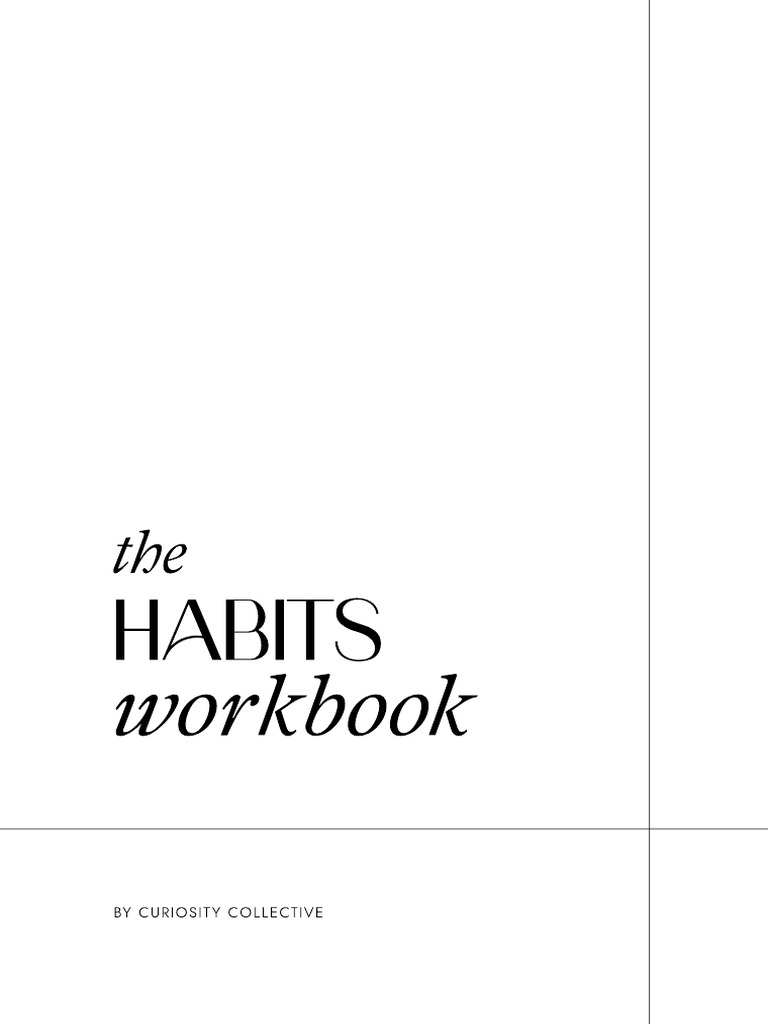 Habit Workbook | PDF