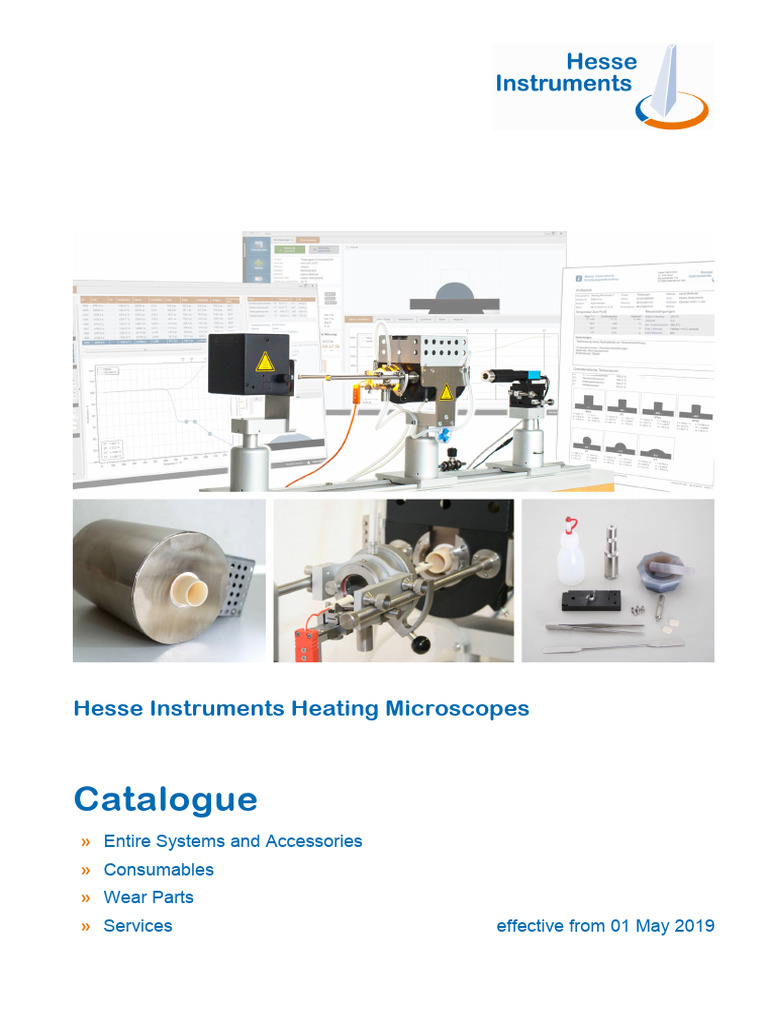 Hesse Instruments Catalogue 2019 | PDF