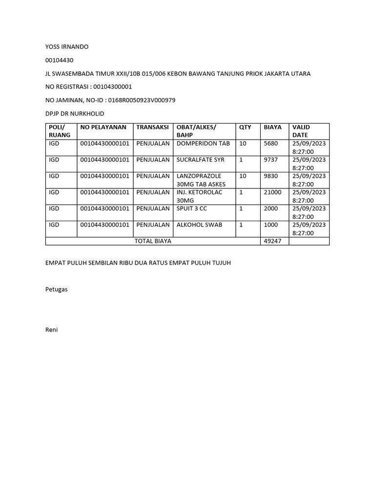 Yoss Irnando | PDF