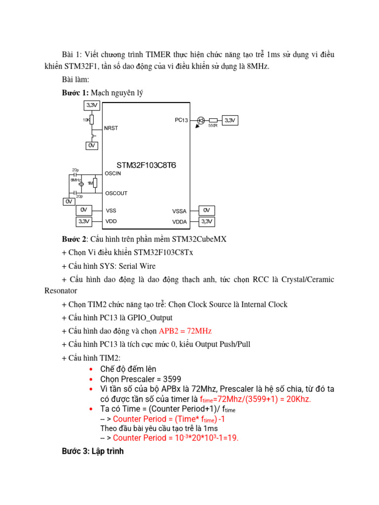Bài 1 - TIM2 - Trễ | PDF