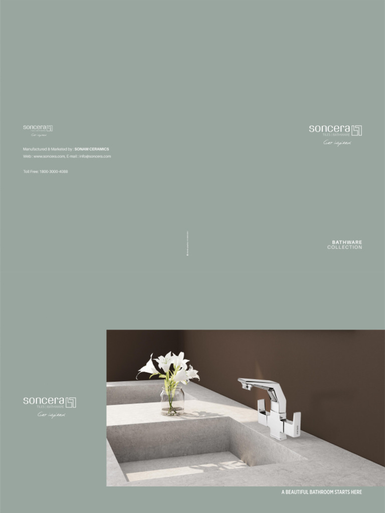 Soncera Bathware Brochure | PDF