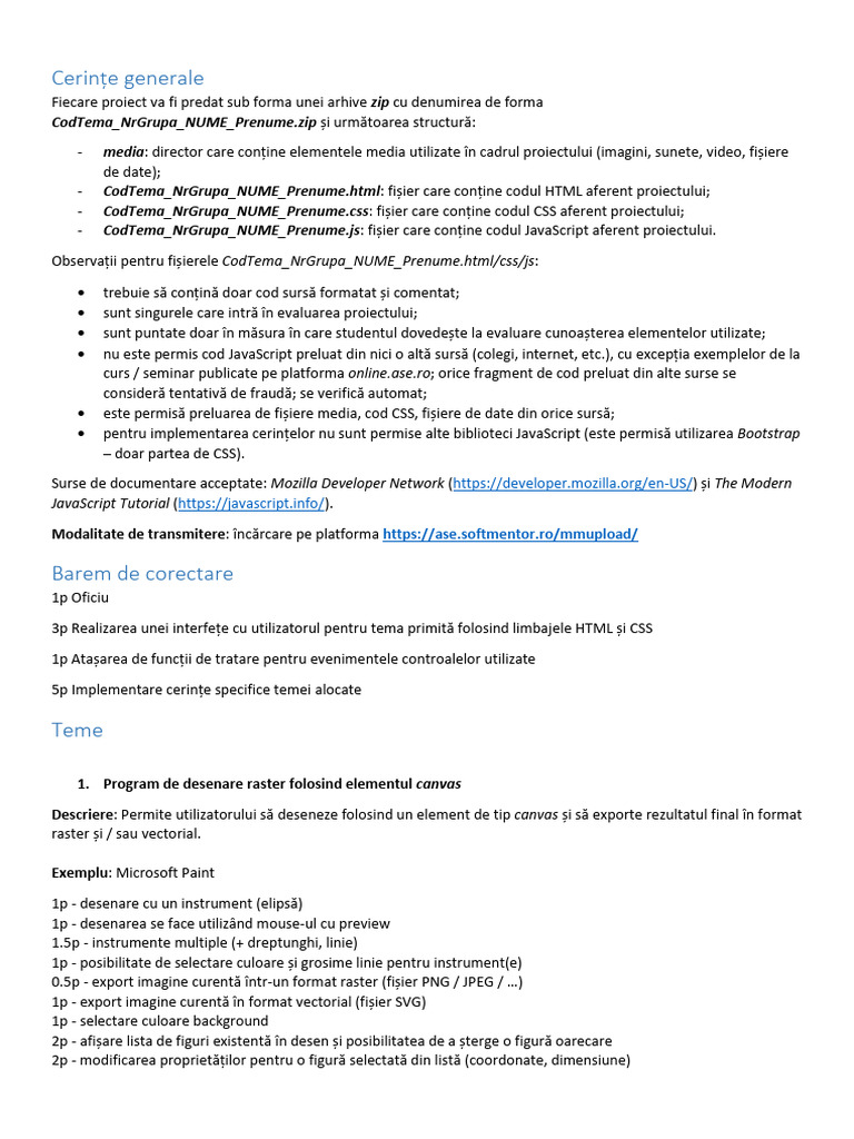 Proiecte MM2023 | PDF