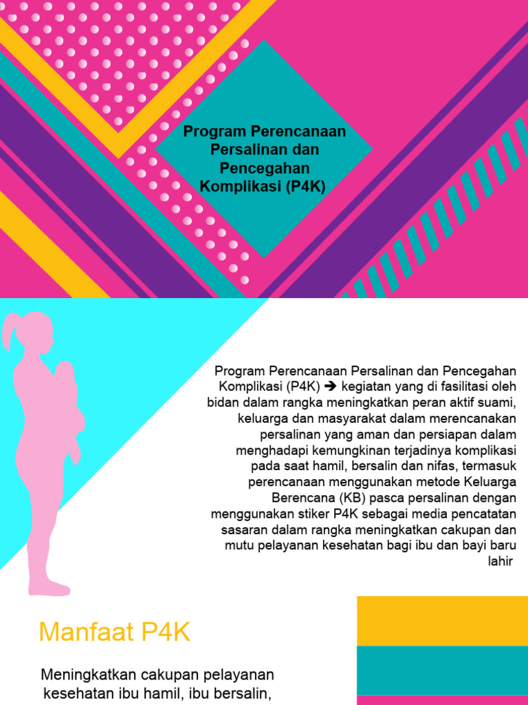 Program Perencanaan Persalinan Dan Pencegahan Komplikasi (P4K) | PDF