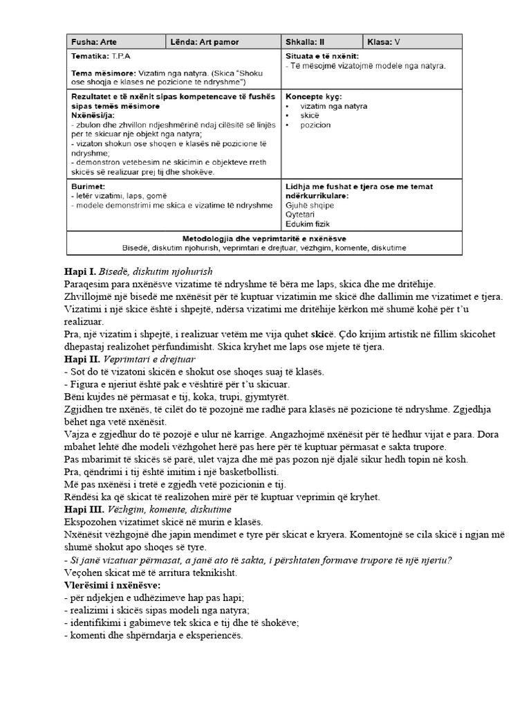 Ditare Art Pamor Deri Ne Fund | PDF